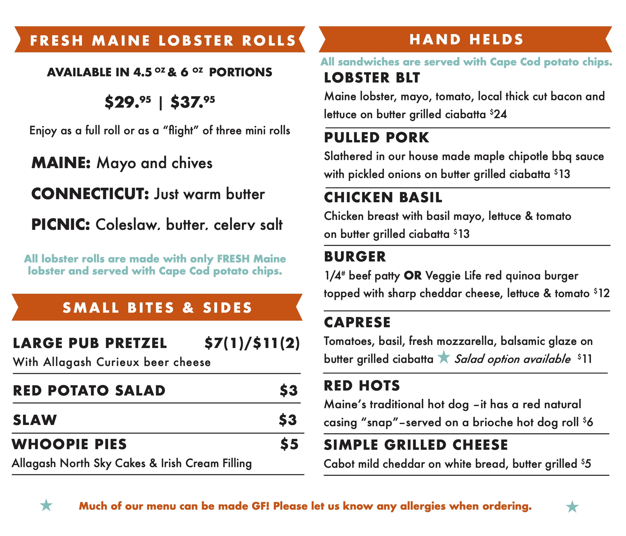 Food - Allagash Brewing Company